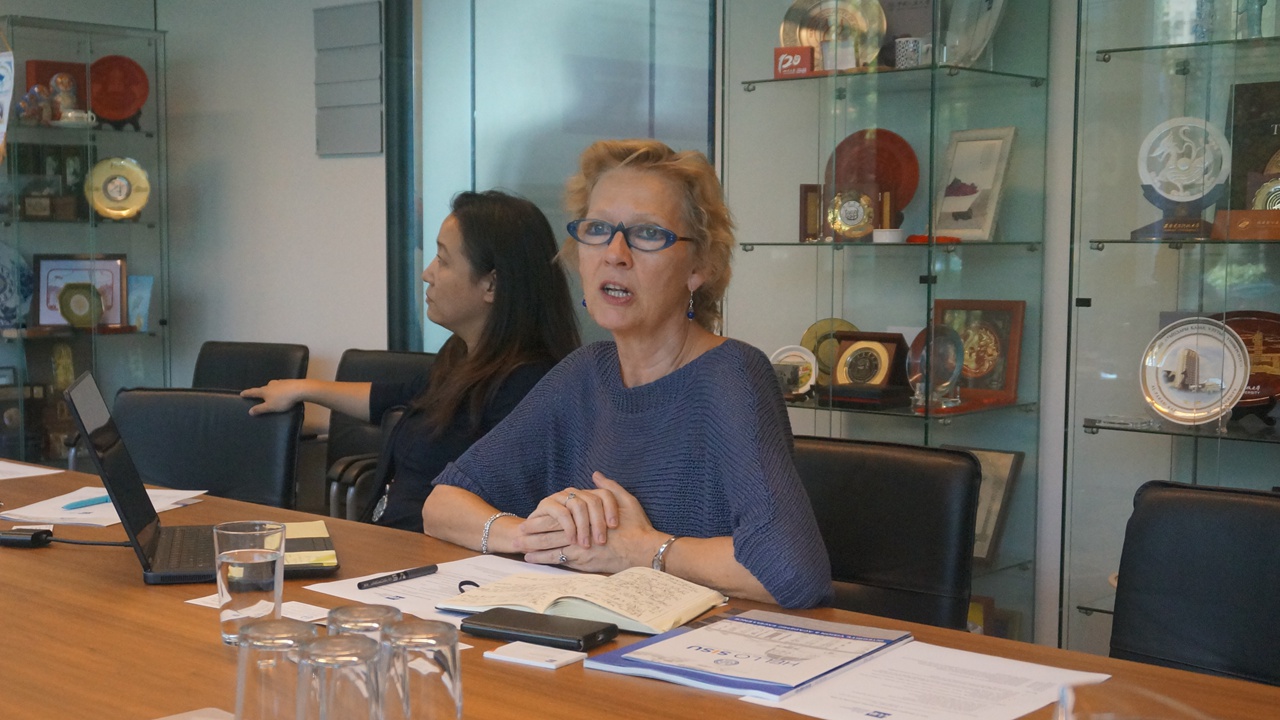 上外欧盟研究中心代表团访问荷语布鲁塞尔自由大学及该校欧洲研究所